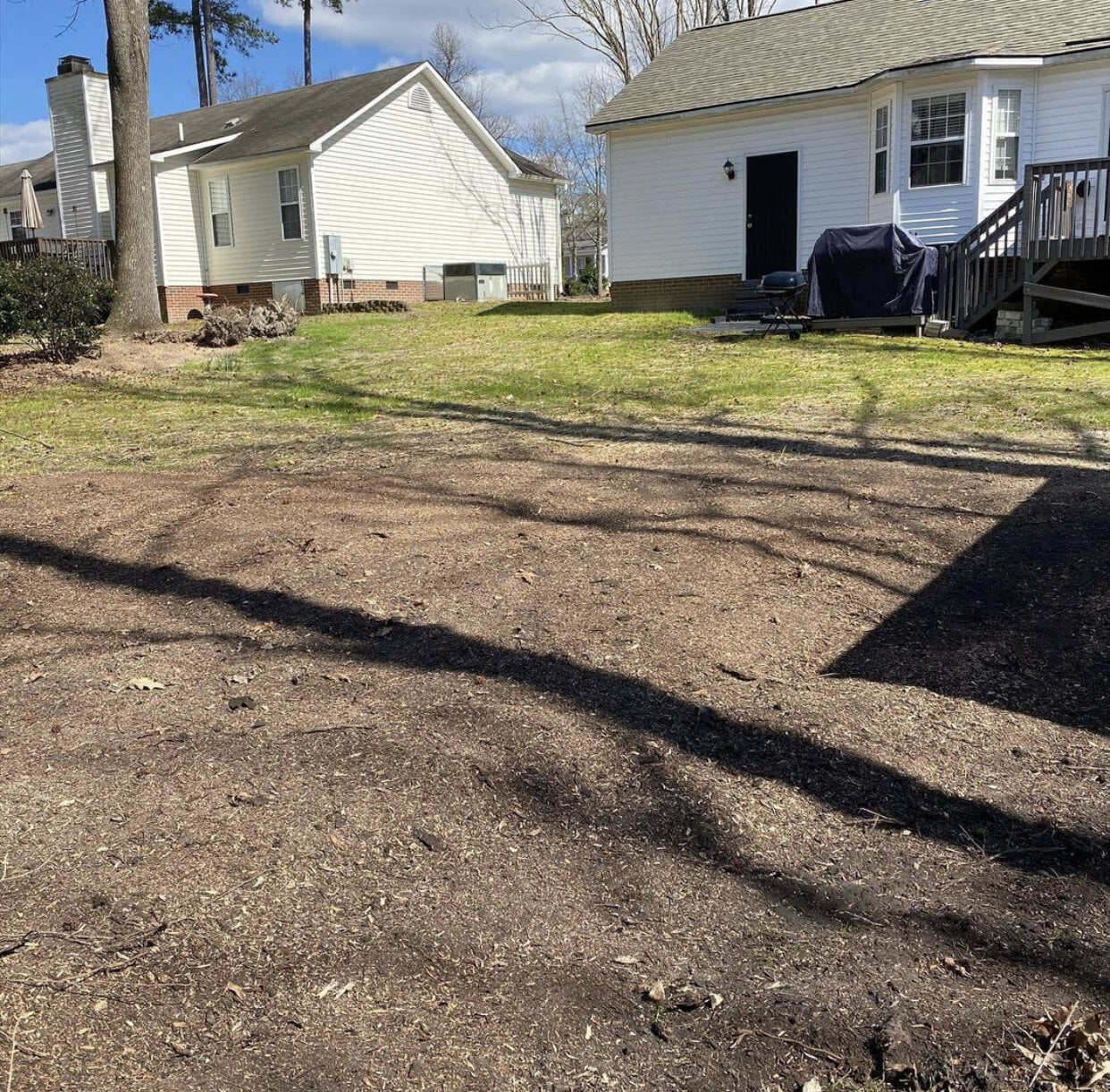 Johnston County Stump Grinding Project - Home Stump Removal