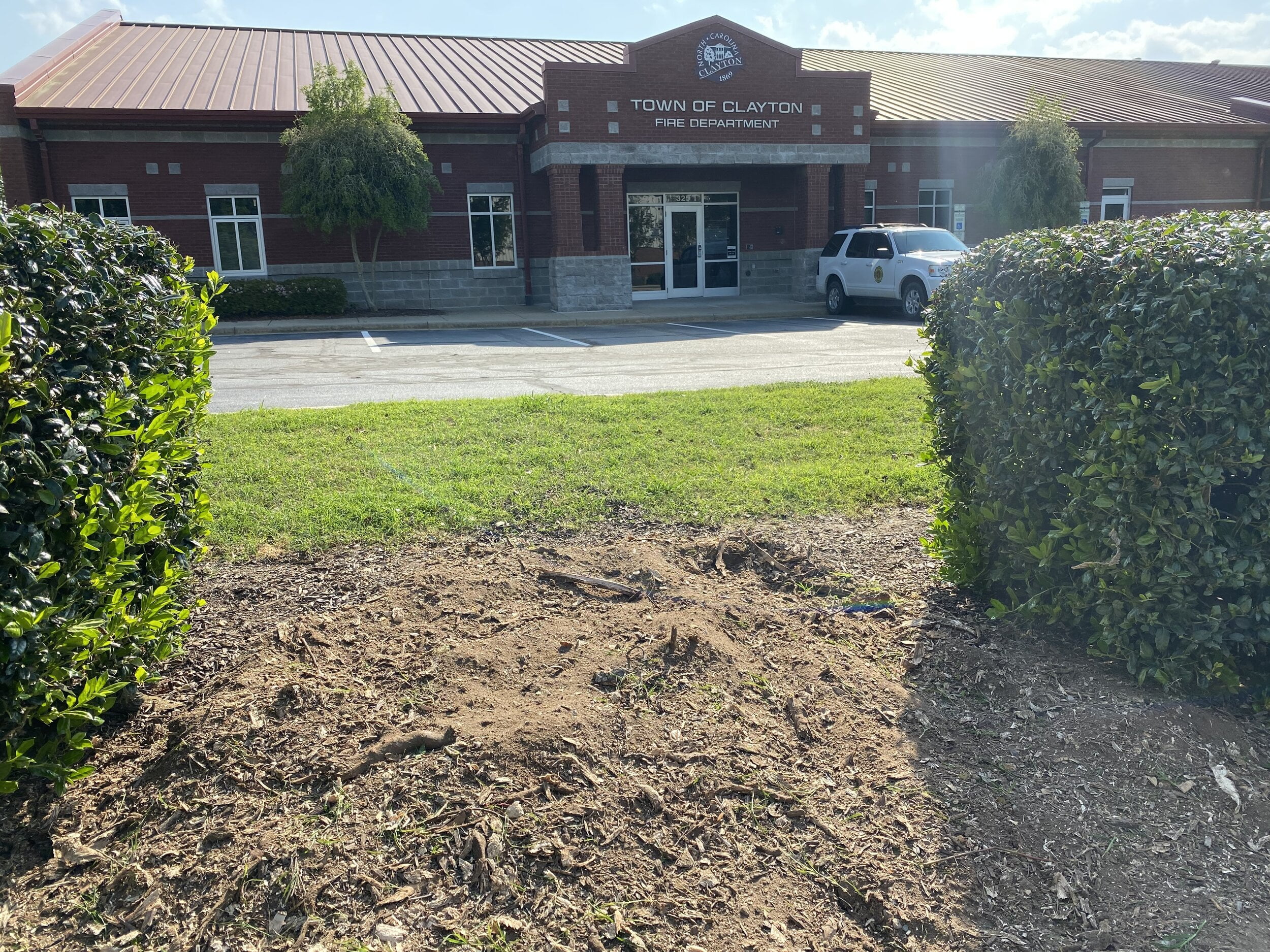 Clayton Fire Department Stump Grinding Project - Stump Grinding Clayton